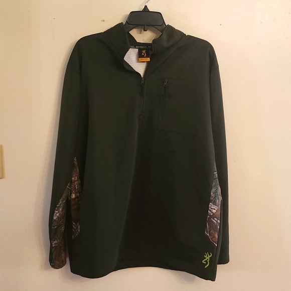Browning | Shirts | Dark Greencomo Browning Pullover | Poshmark